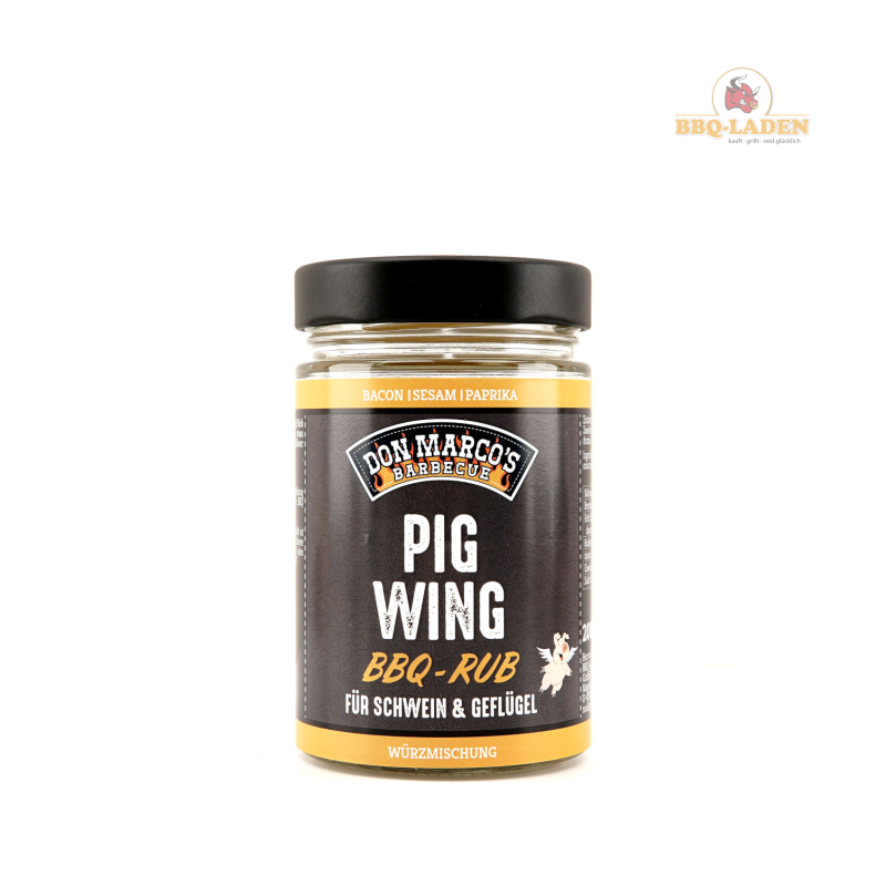 DON MARCO's Pig Wing Barbecue Rub im Glas, 9,95
